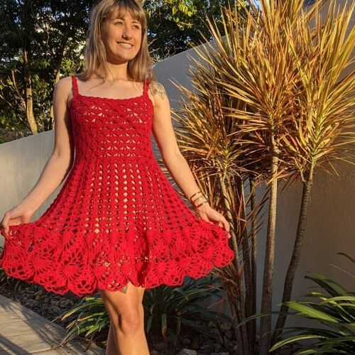Crochet Dress Pattern WRITTEN PATTERN the Dreamland Dress - Etsy