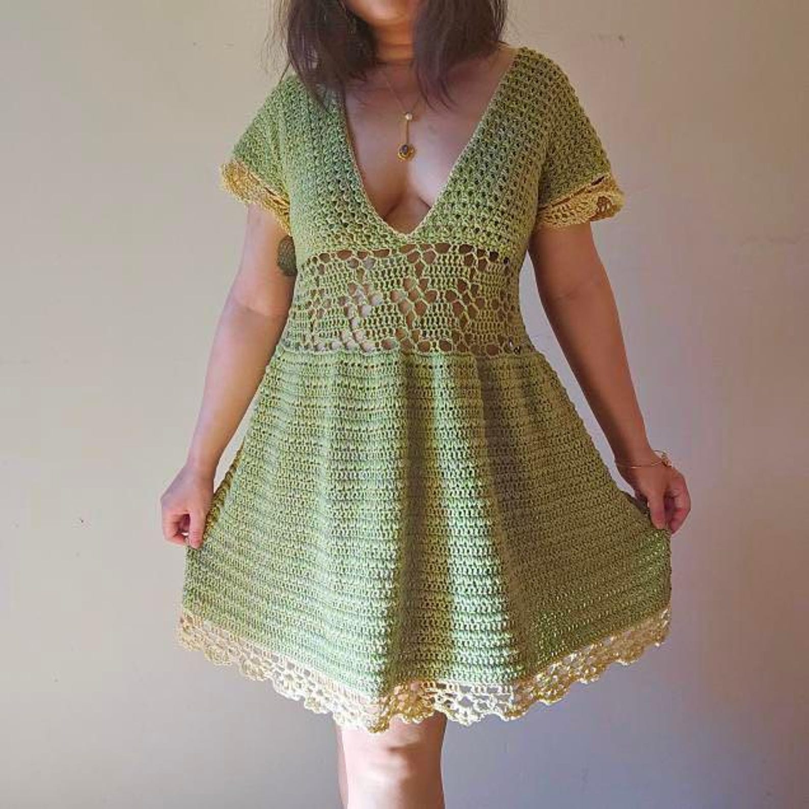 Crochet Dress WRITTEN PATTERN (neptune Dress) - Etsy