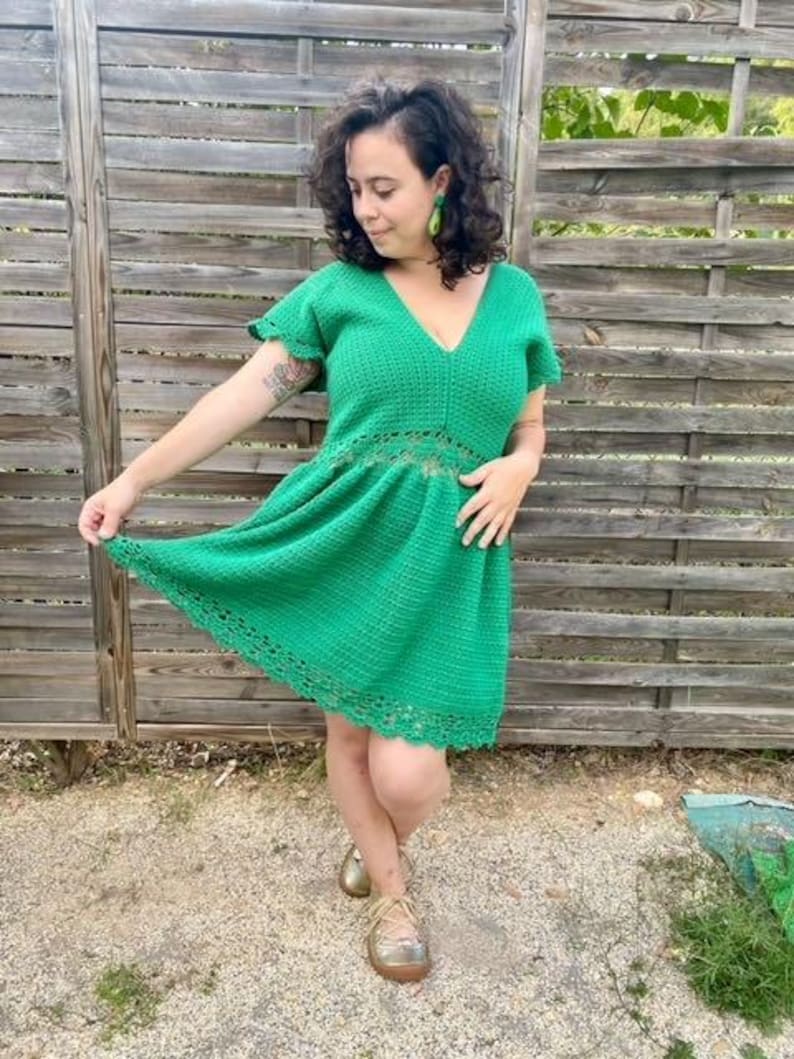 Crochet Dress WRITTEN PATTERN (neptune Dress) - Etsy