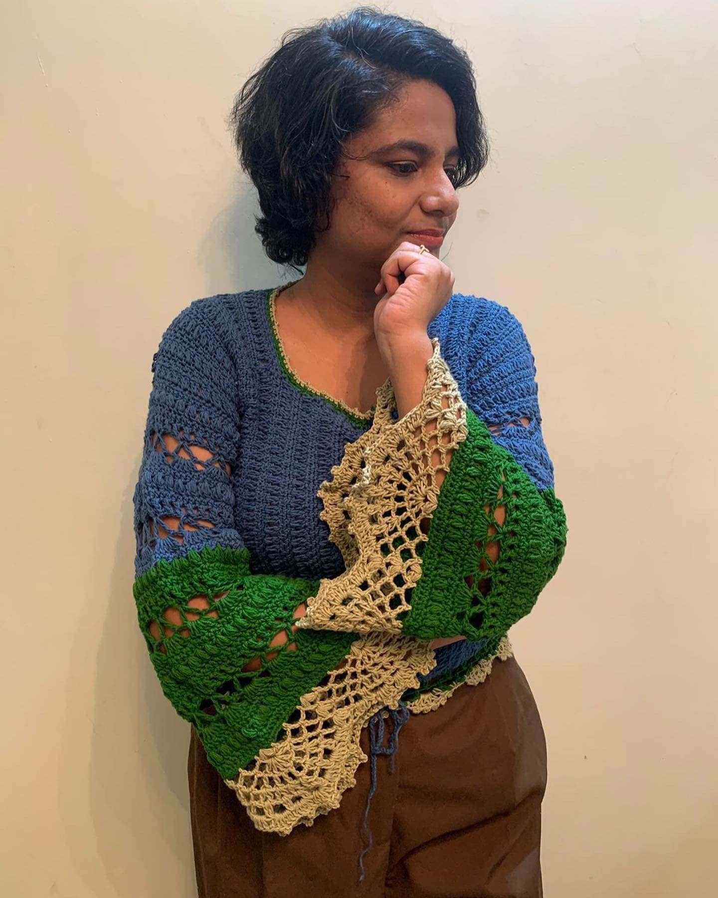 Crochet Flared Top - WRITTEN PATTERN - Etsy Australia