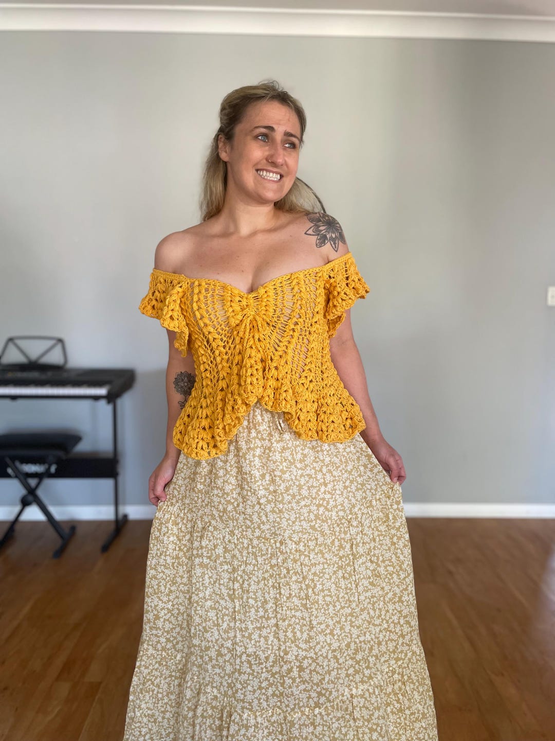 Crochet Top WRITTEN PATTERN (foxglove Top) - Etsy