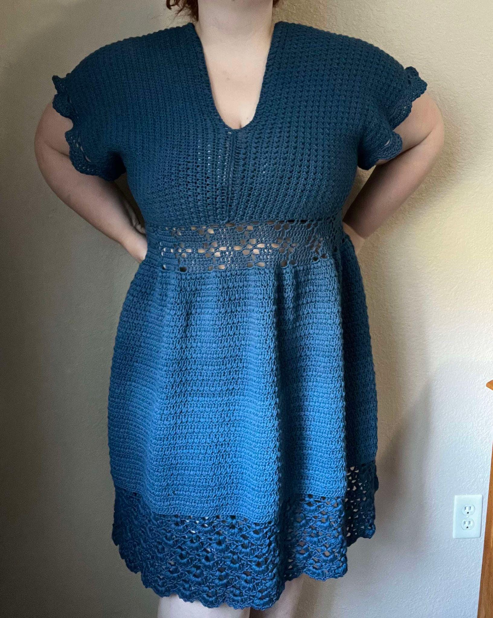 Crochet Dress WRITTEN PATTERN (neptune Dress) - Etsy