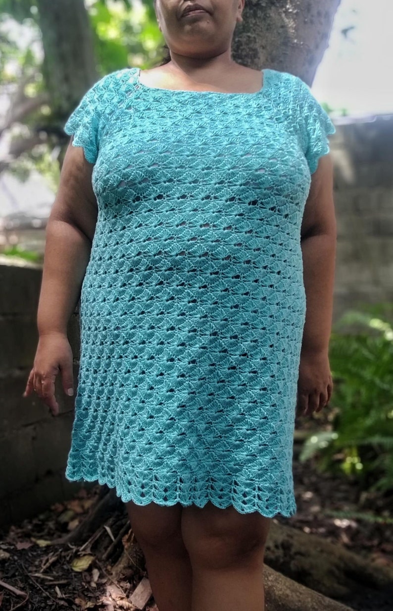 Crochet Dress WRITTEN PATTERN chakra Dress - Etsy