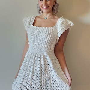 Crochet Dress WRITTEN PATTERN | Aviva Dress | for All Sizes (PDF File ...