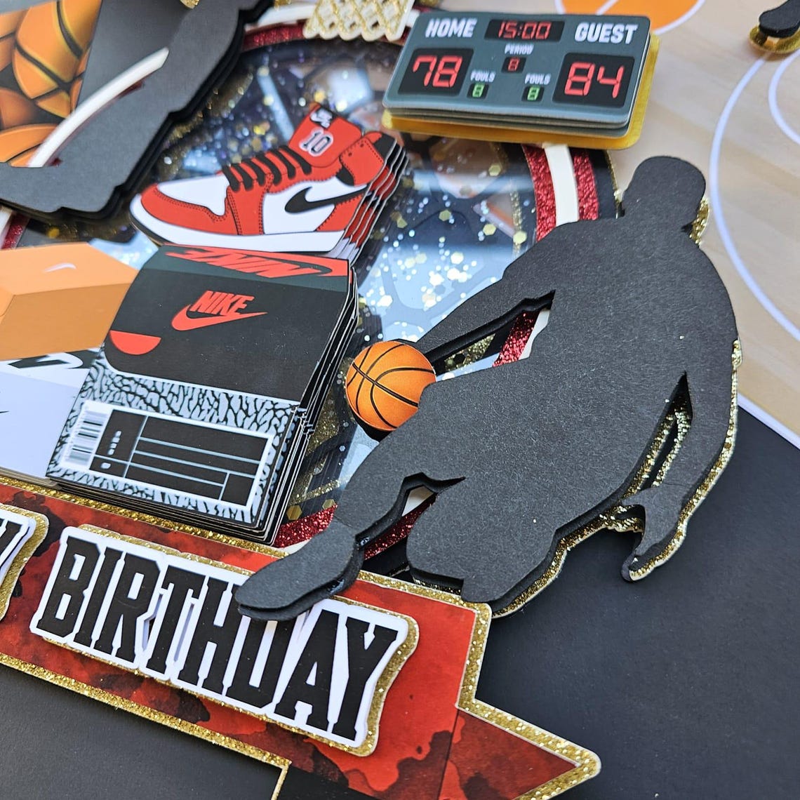 Personalized Basketball Cake Topper: MVP Sports Party Decor - Etsy