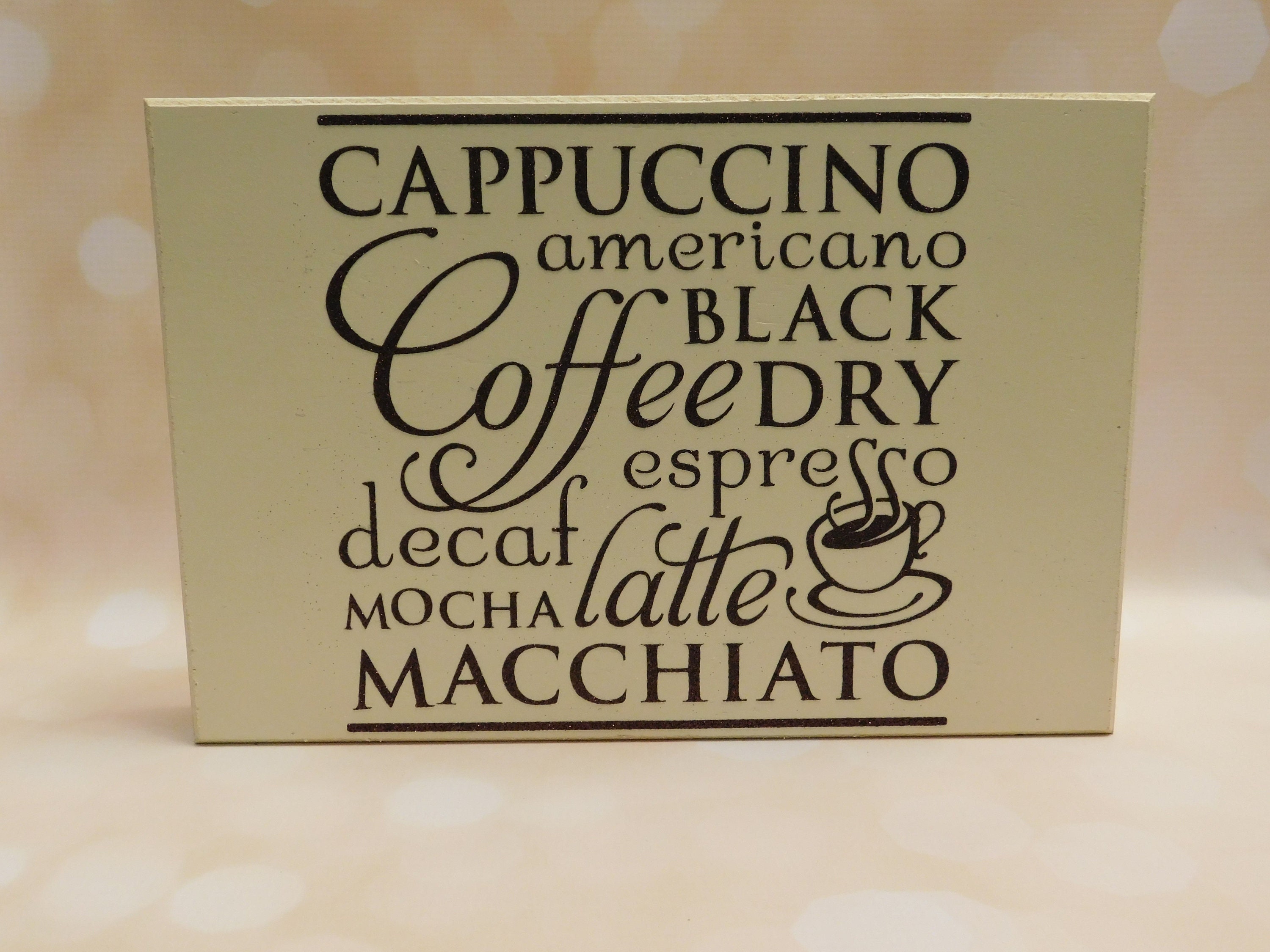 Coffee Bar Sign, Coffee Bar, Coffee Sign, Coffee Kitchen Sign, Coffee ...