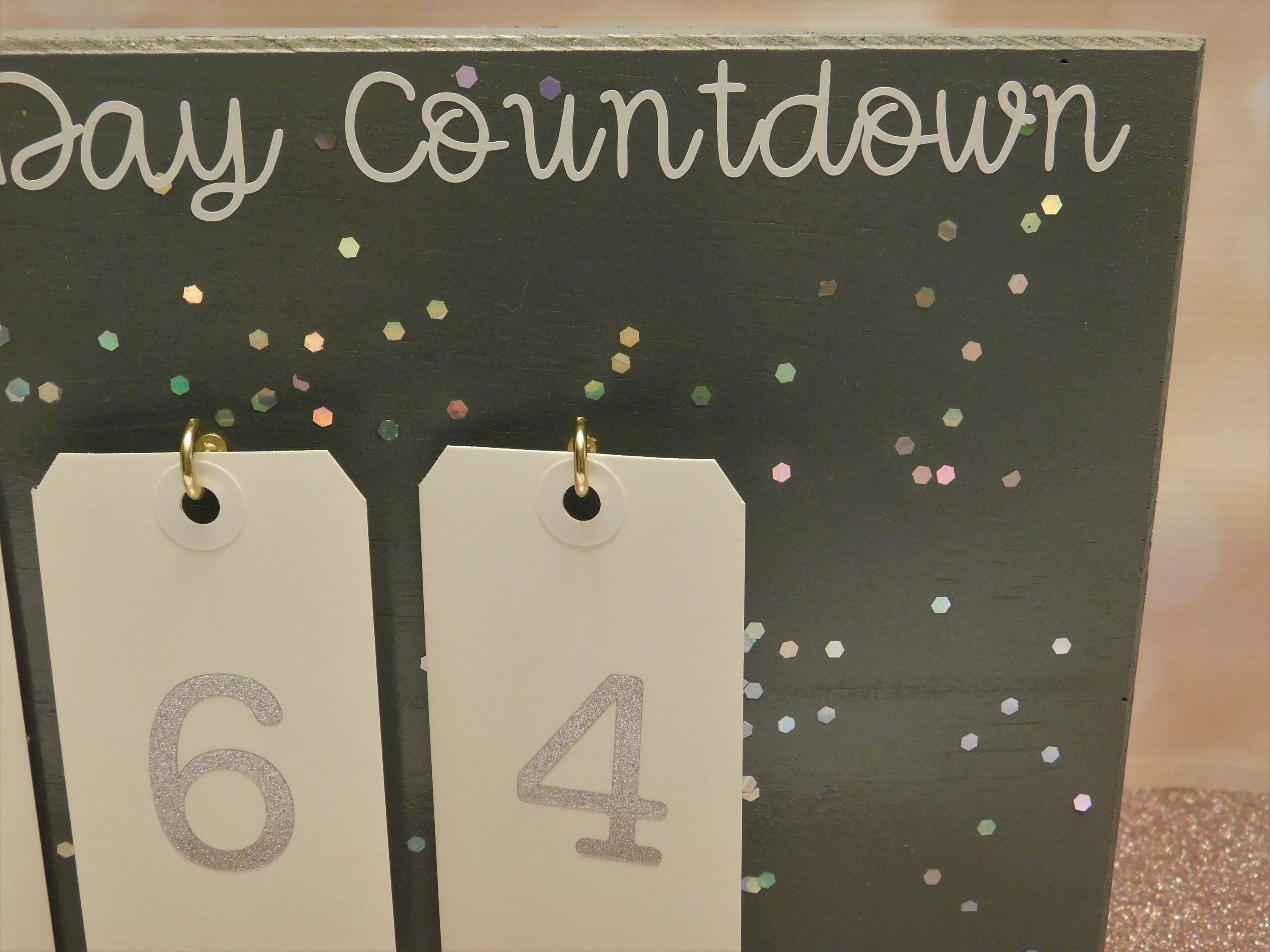 Wedding Day Countdown Wedding Day Keepsake Wedding Day - Etsy