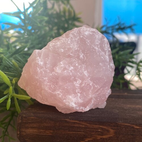Pink Rose Quartz Raw Formation Crystal for Love and Happiness - Etsy