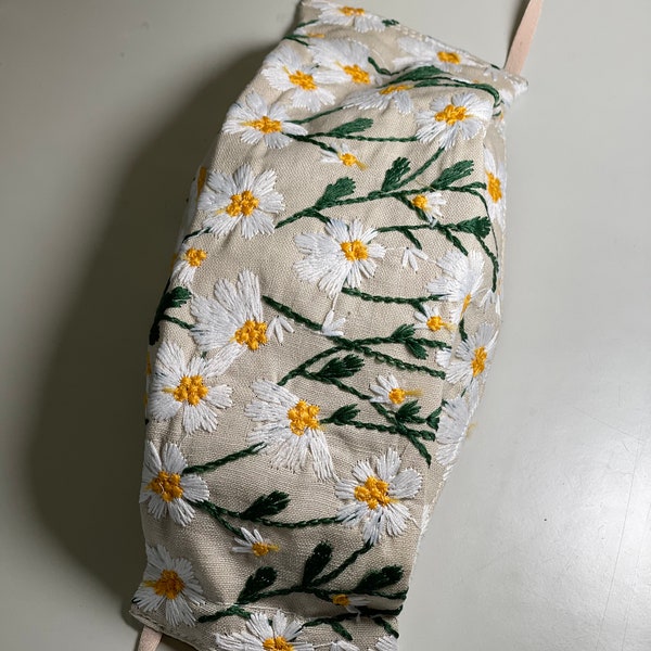 Embroidery Face Mask - Etsy