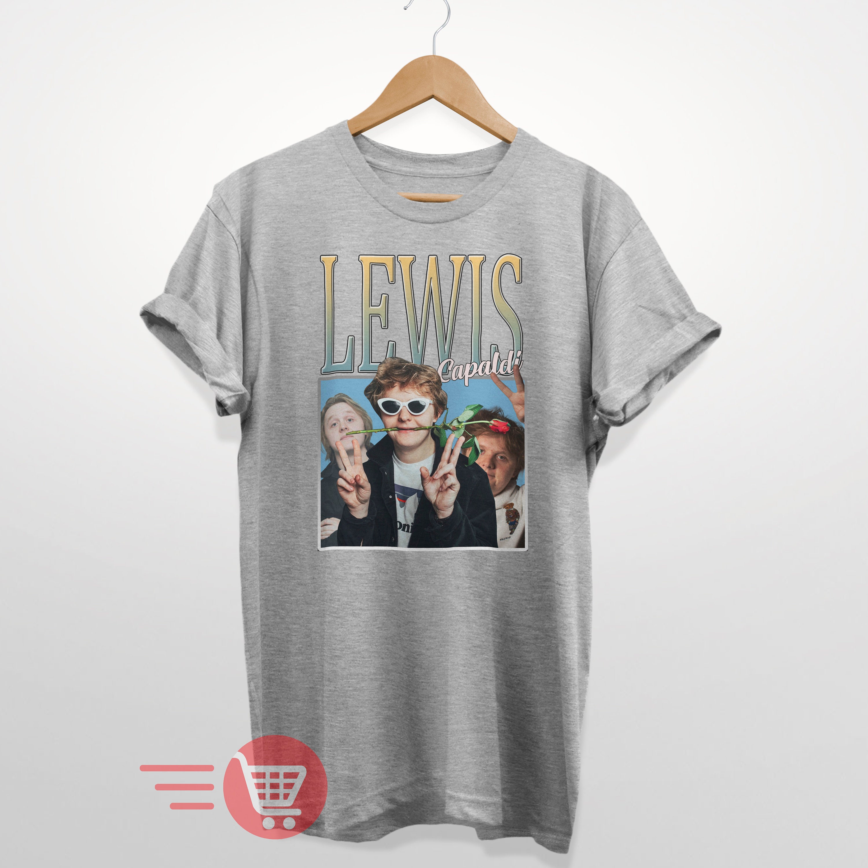 Lewis Capaldi Homage T-shirts Tee Top Meme Scottish Icon Retro 90's ...