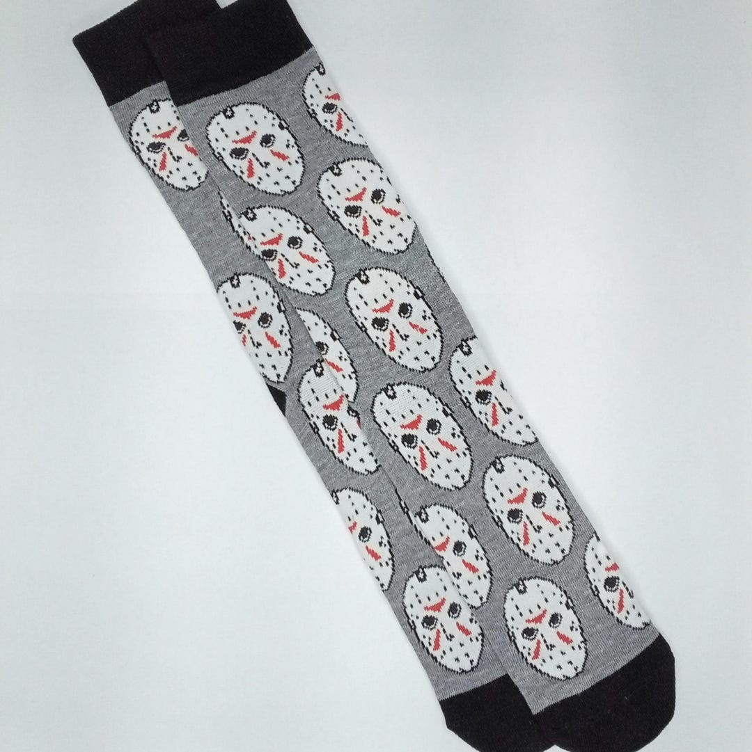 Friday the 13th: Jason Novelty Socks - Etsy
