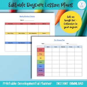 Daycare Forms Complete Child Care Business Starter Bundle, Customize ...
