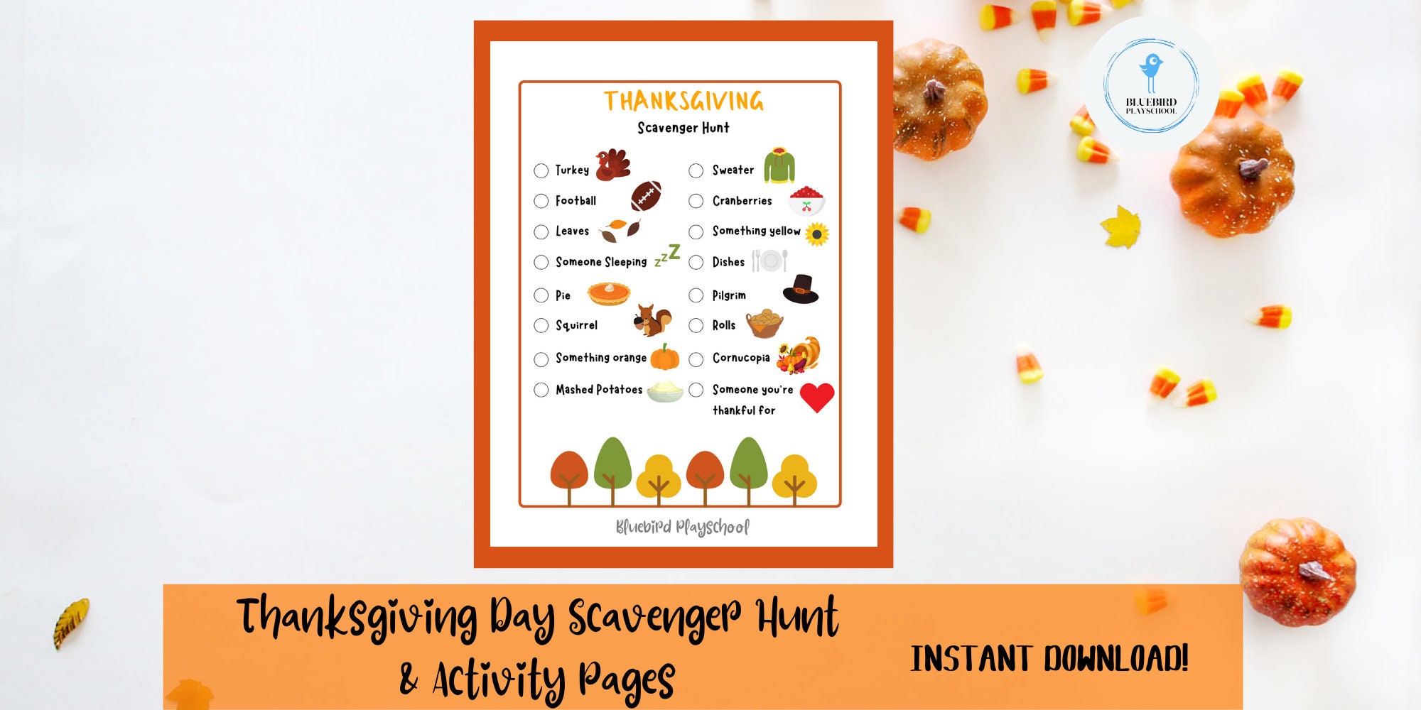 Thanksgiving Day Scavenger Hunt and Activity Pages. Kids Tic Tac Toe ...