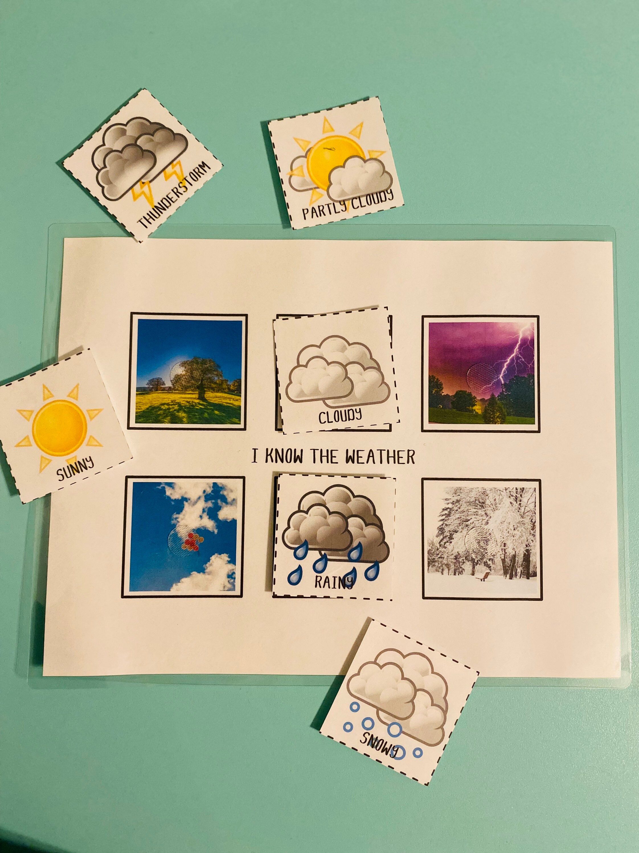 Toddler Preschool Busy Pages, Weather,days of the Week, Seasons, Months ...