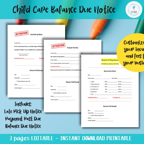 Daycare Payment is Due - Etsy