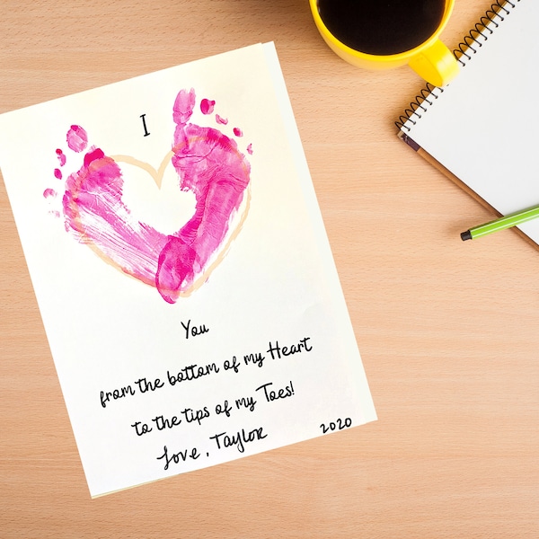 I Love You From the Bottom of My Heart to the Tip of My Toes Svg - Etsy