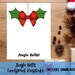 Christmas Footprint Jingle Bells Art Craft Keepsake Template - Etsy