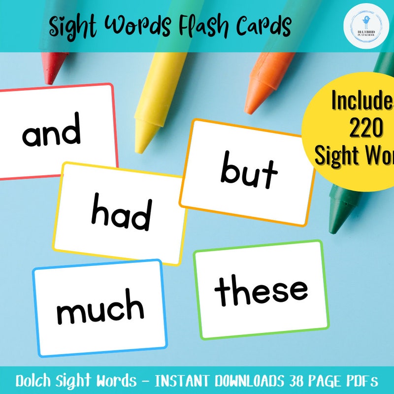 Dolch Sight Words - Etsy