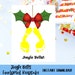 Christmas Footprint Jingle Bells Art Craft Keepsake Template - Etsy