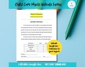 Photo Social Media Release Form Customize Child Care Forms - Etsy