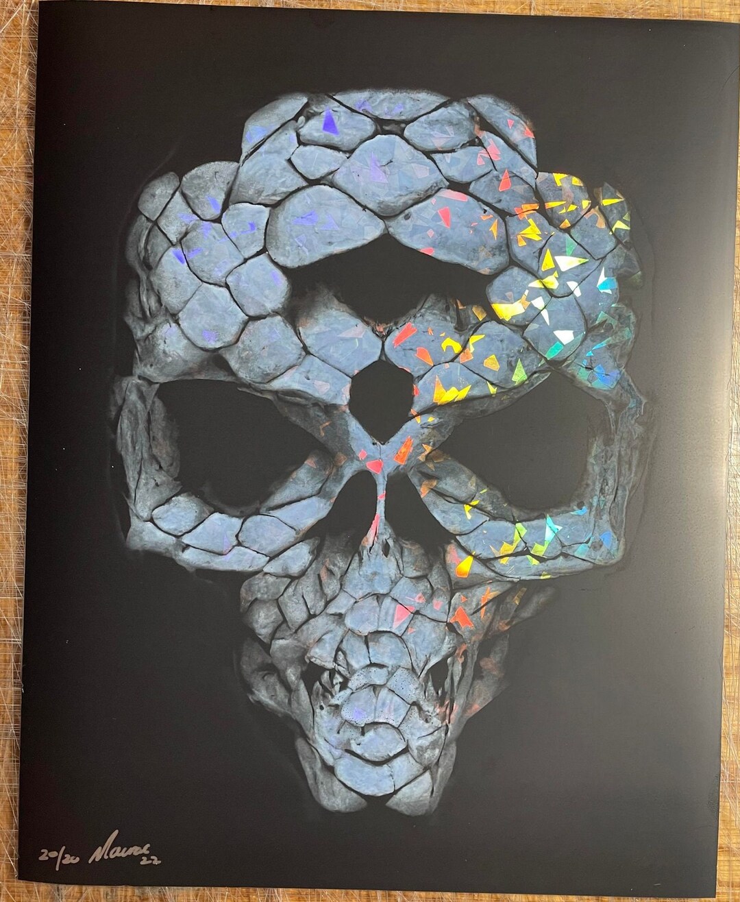 Third Eye Skull Vol II 8x10 Shatter Foil Main Edition AP (artist Proof ...