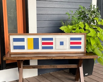 Wood Nautical Flag - Etsy