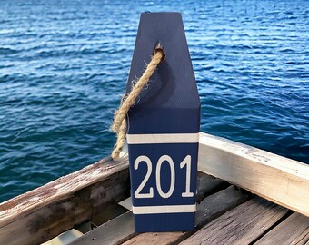 Nautical House Number Buoy - Etsy