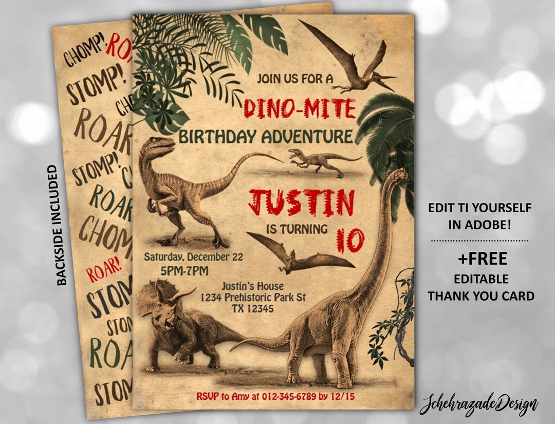 Pre made birthday invitations store