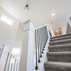 Wooden Railing Staircase Rails- 6910 Traditional Style Stair Rails for ...