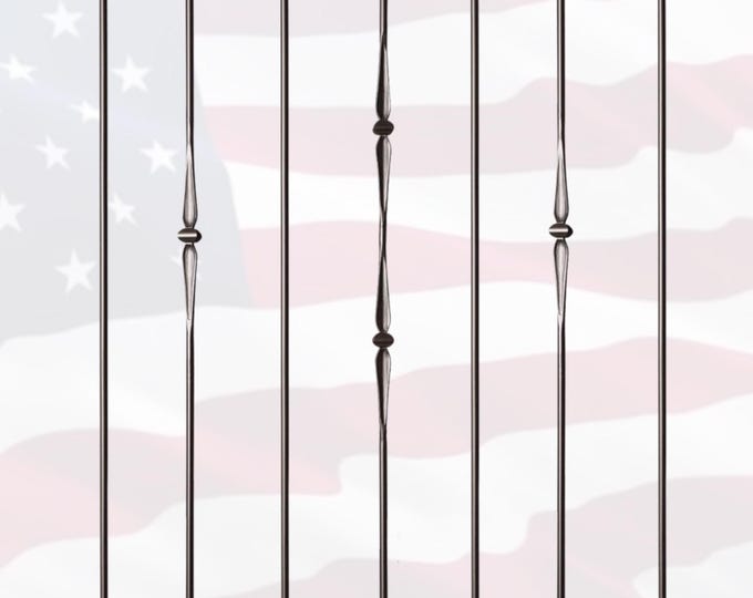 Satin Black 5.1.1 8 Foot X 5/8-inch Round Horizontal Bar Baluster for ...