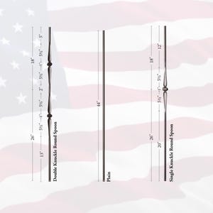 Round Iron Balusters Black Metal 9/16" Stair and Rail Balusters Satin ...