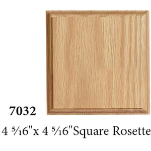 Hand Crafted Hardwood Stair Railing Rosettes Red Oak/poplar/hickory ...