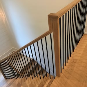 Modern Farmhouse T Rail Handrail: White Oak, Red Oak, or Poplar - Etsy