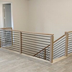 Horizontal Round Bar Baluster 5/8 Iron Bar Baluster for Stair and ...