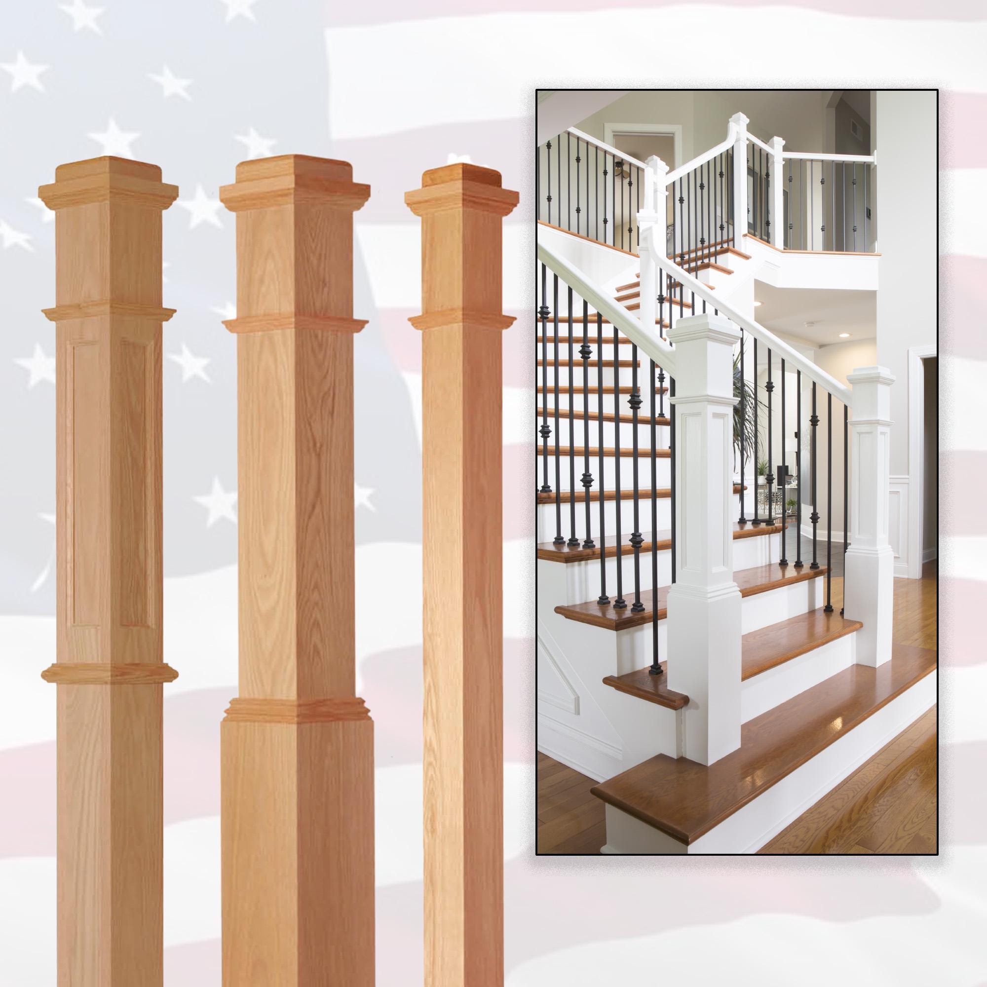 Boxed Newel Stair Railing Box Newel Photos & Ideas