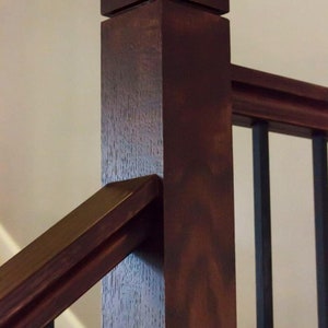 Handrail Modern Style Hardwood 6084 Contemporary Style Maple/hickory ...