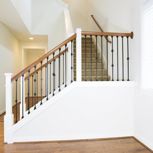 Wooden Railing Staircase Rails- 6910 Traditional Style Stair Rails for ...