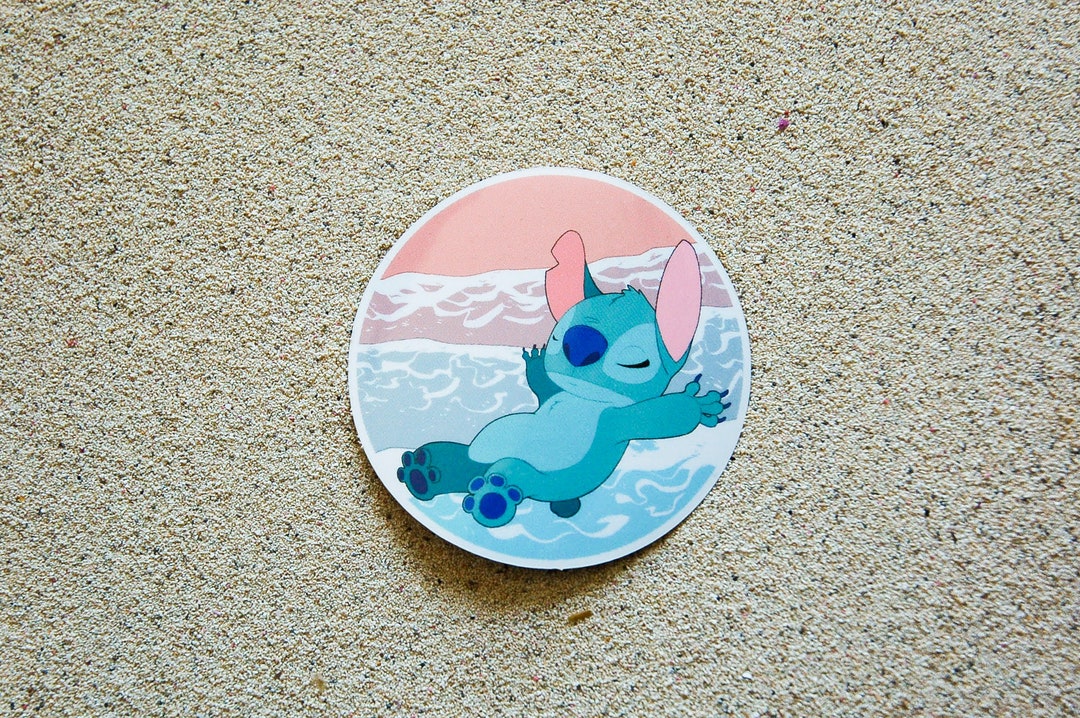 Disney Lilo & Stitch Vinyl Sticker - Etsy