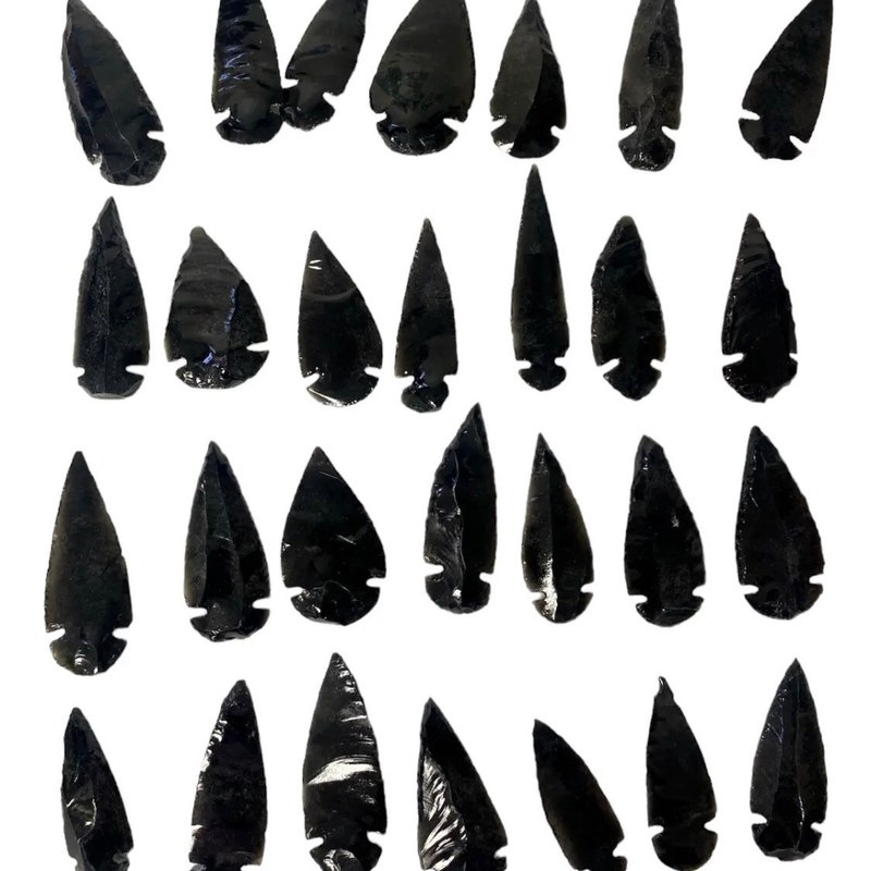 Obsidian Arrowheads - Etsy