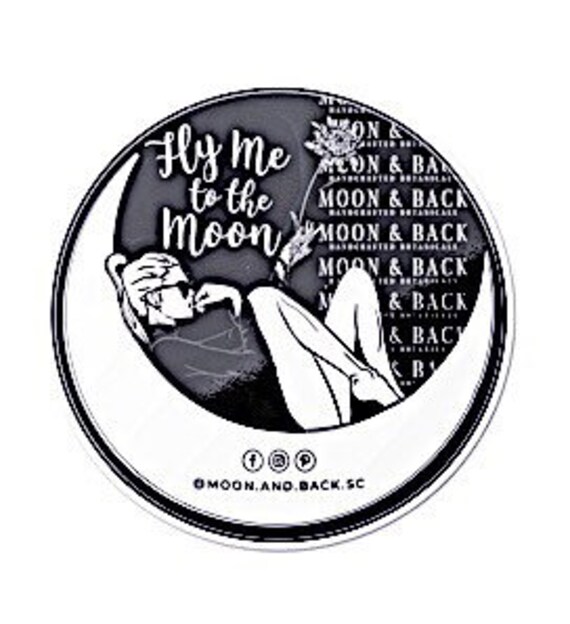 Fly Me to the Moon Vinyl Sticker | Etsy