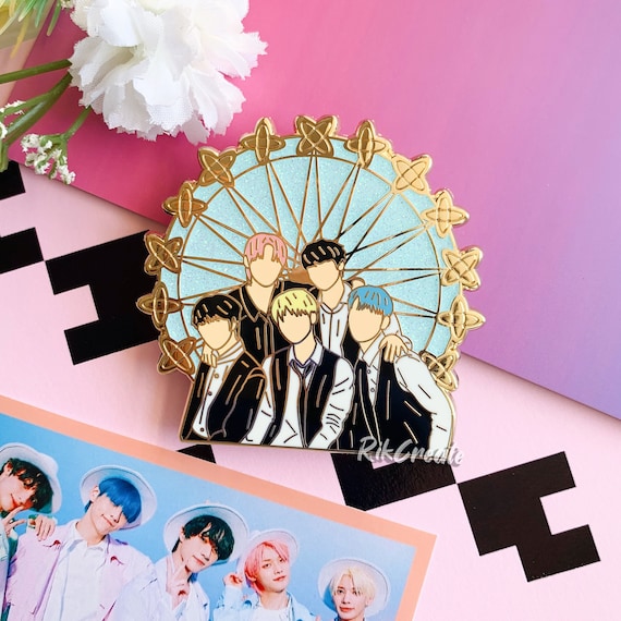 TXT Blue Hour Enamel Pin // In-stock - Etsy