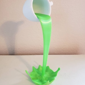 Floating Cup With Spill and Splash - Etsy