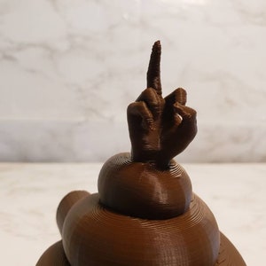 Poop Emoji With Middle Finger - Etsy