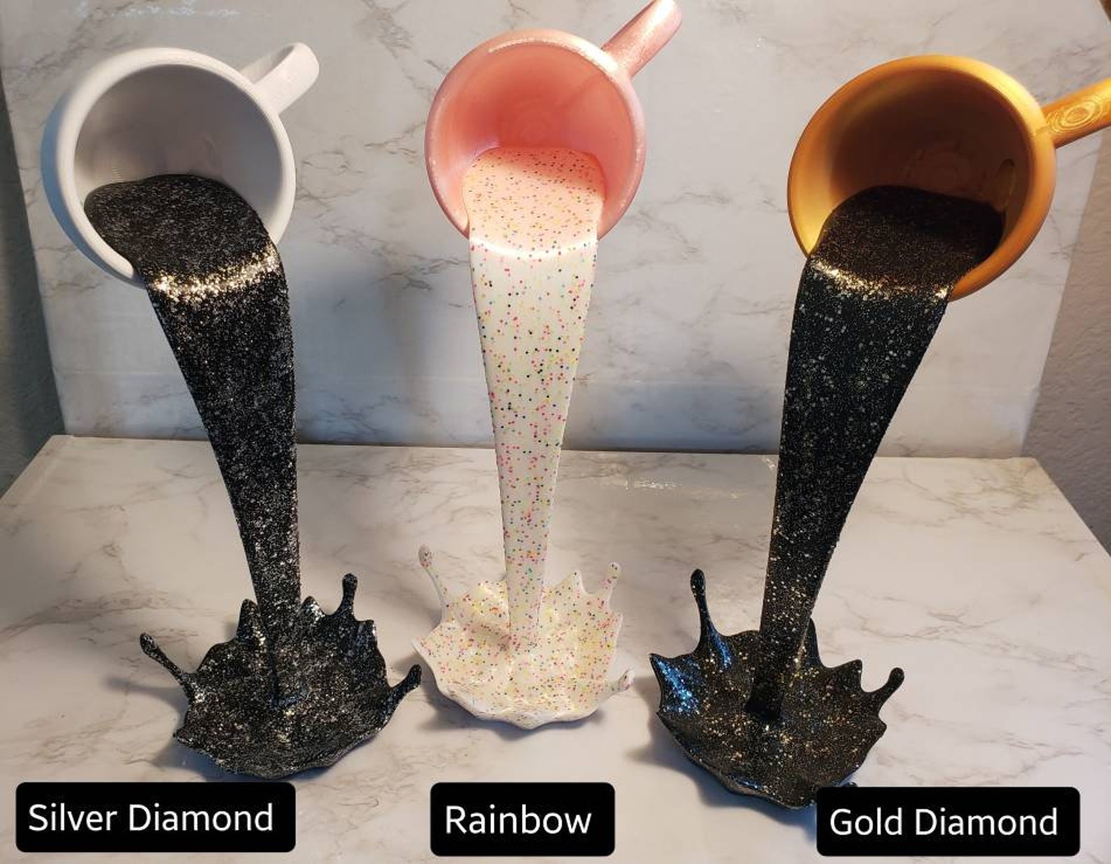 Floating Cup With Spill and Splash - Etsy