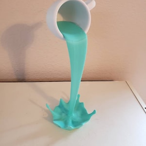 Floating Cup With Spill and Splash - Etsy