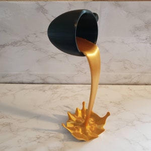 Floating Cup With Spill and Splash - Etsy