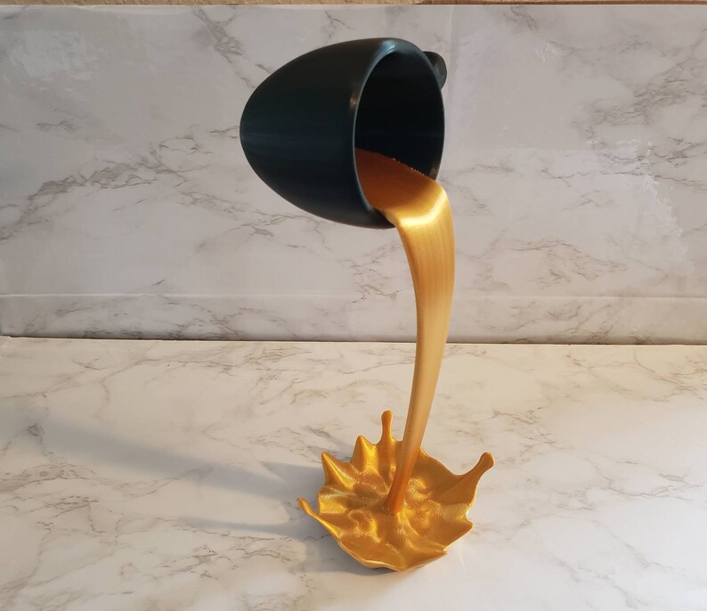 Floating Cup With Spill and Splash - Etsy