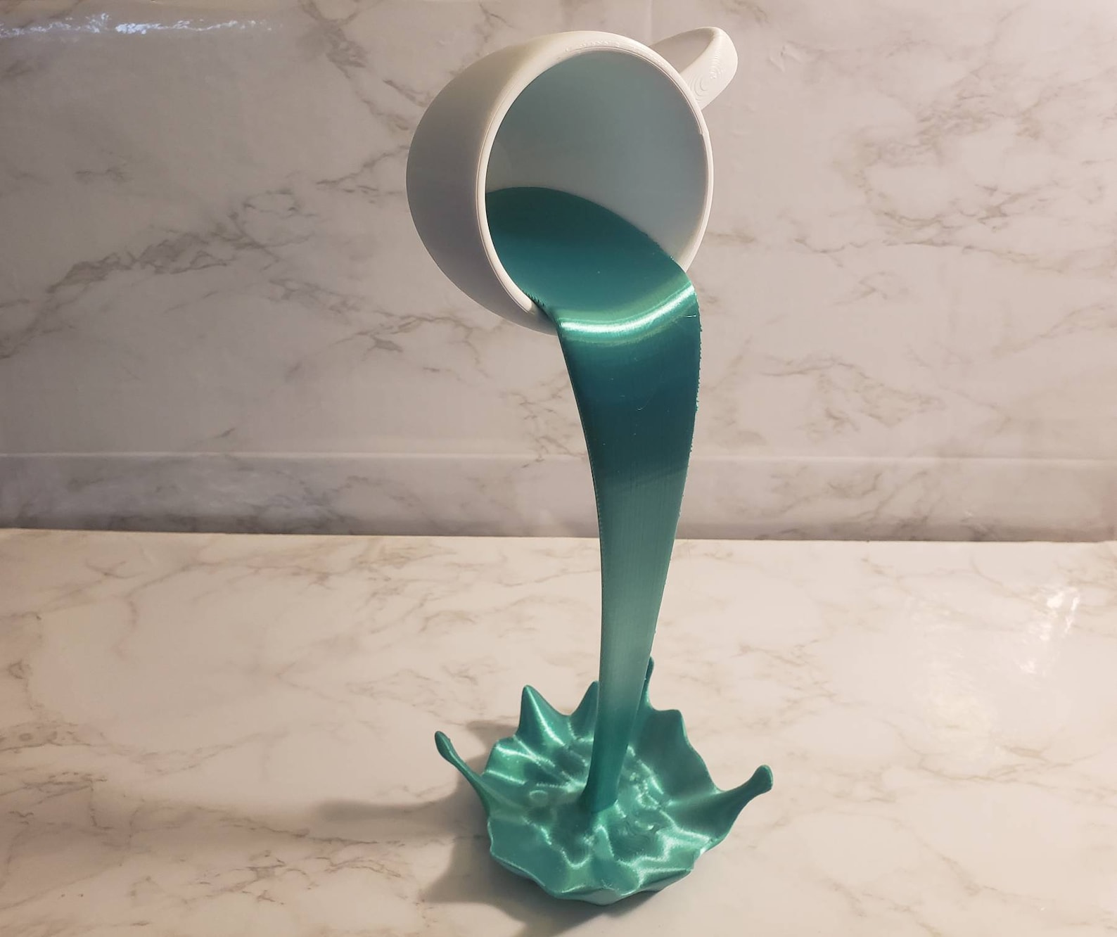 Floating Cup With Spill and Splash - Etsy