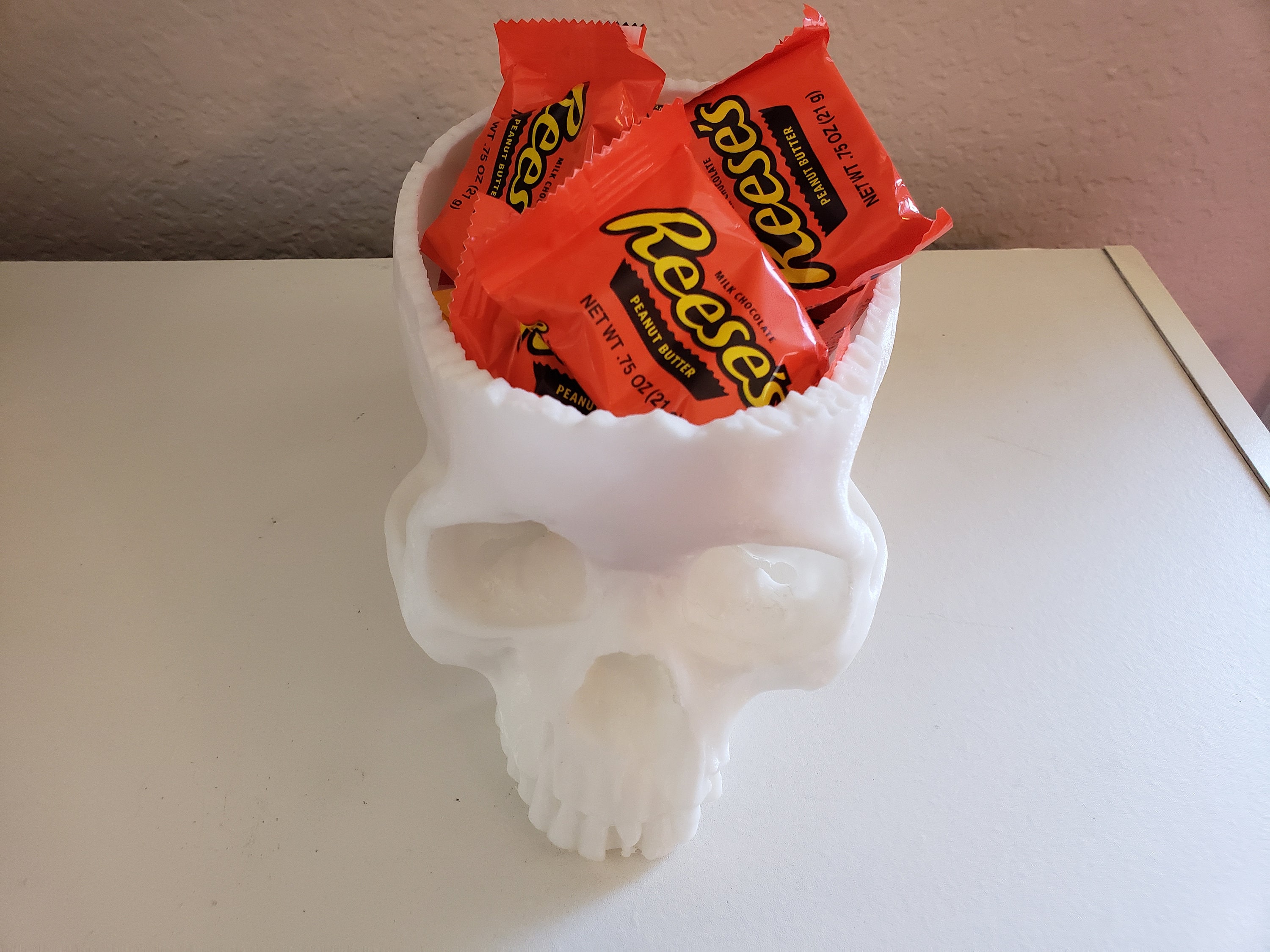 Skull candy bowl | Etsy