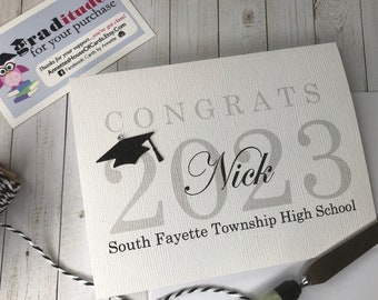 PERSONALIZED GRADUATION Card for Class of 2023 Congratulations - Etsy
